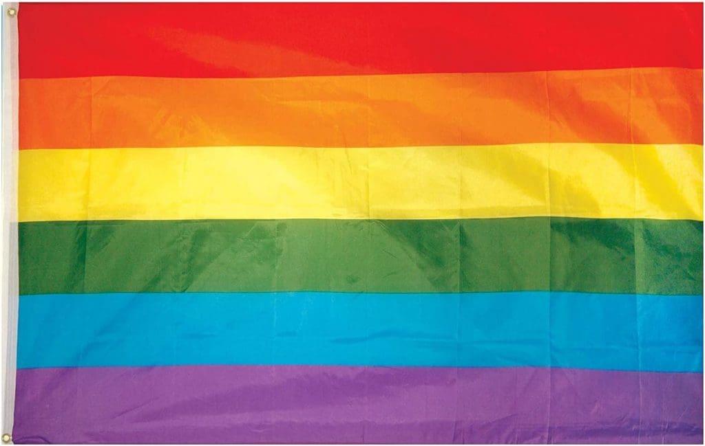 Extra Large Pride Rainbow Flag 5 X 3ft 150cm X 90cm Ecobargains