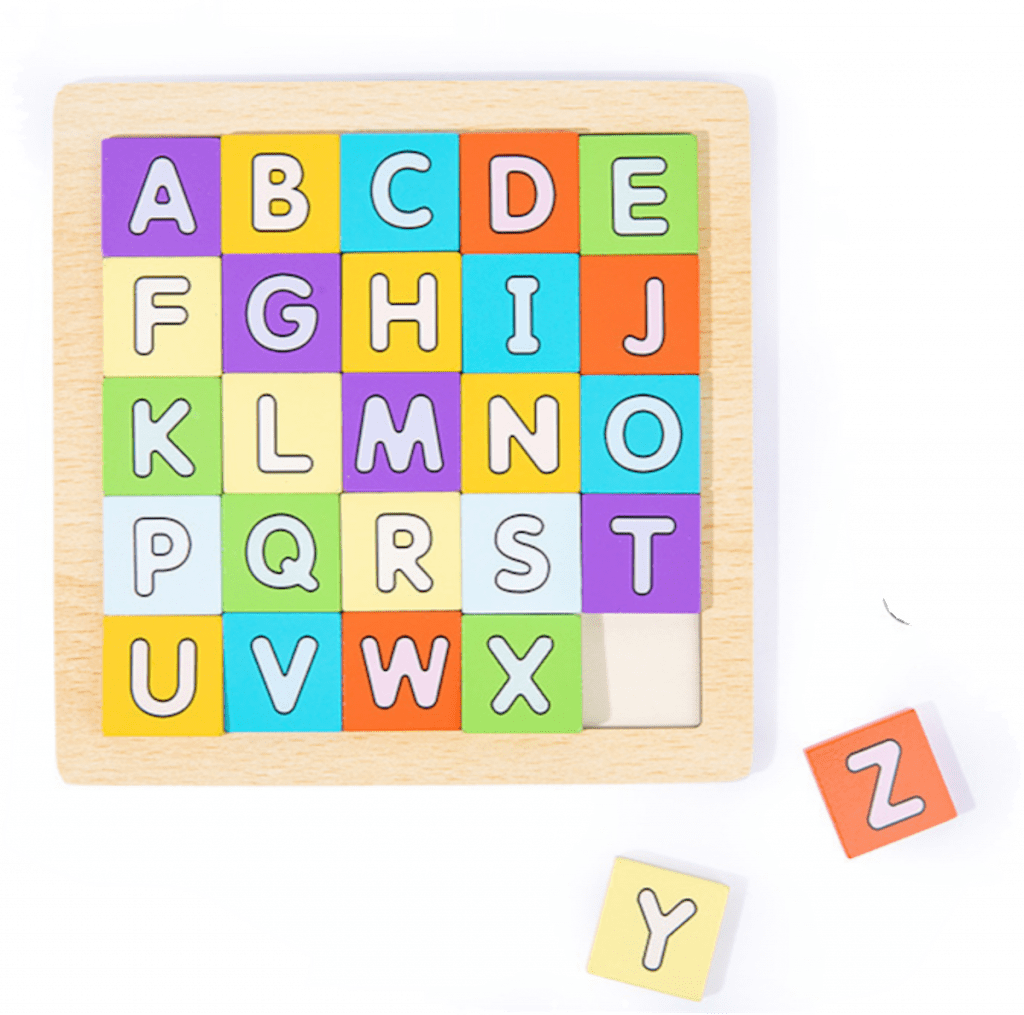 Early Years Wooden Learning Board - Alphabet & Spelling - EcoBargains